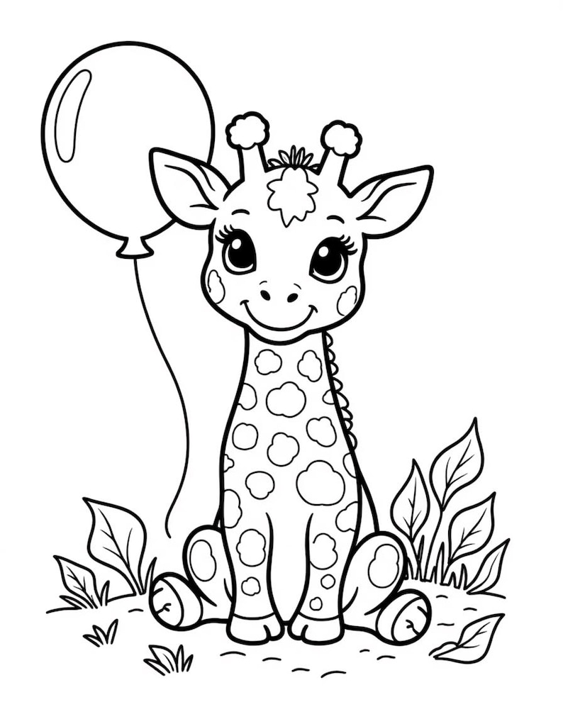Animals Coloring Pages for Kids – Easy Toddler Activity Book (PDF ...