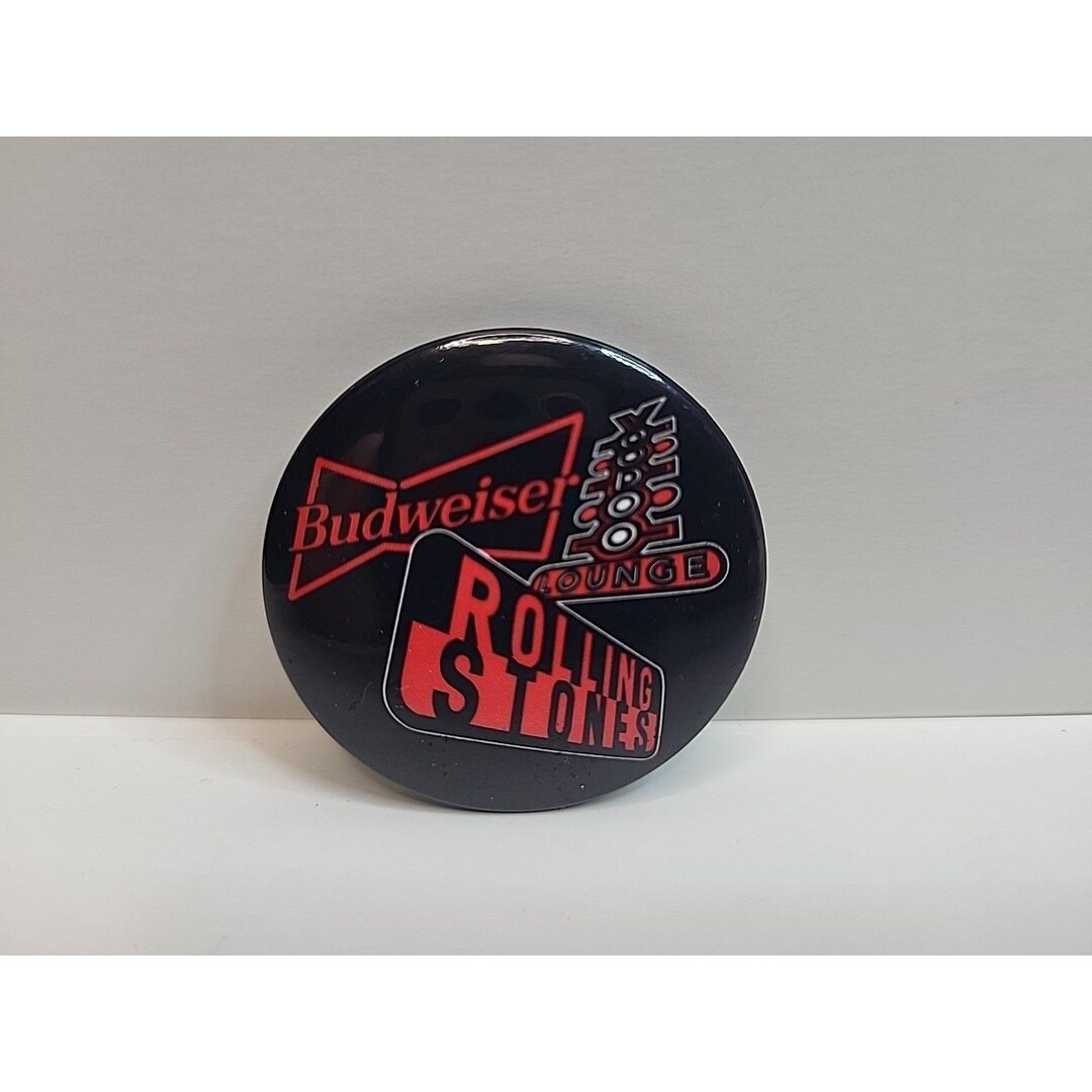 1994 Rolling Stones Budweiser Voodoo Lounge Tour Music Pinback Button 1 ...