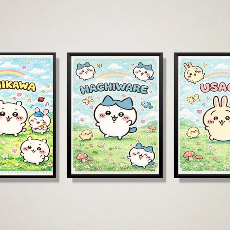 Chiikawa Poster - Etsy