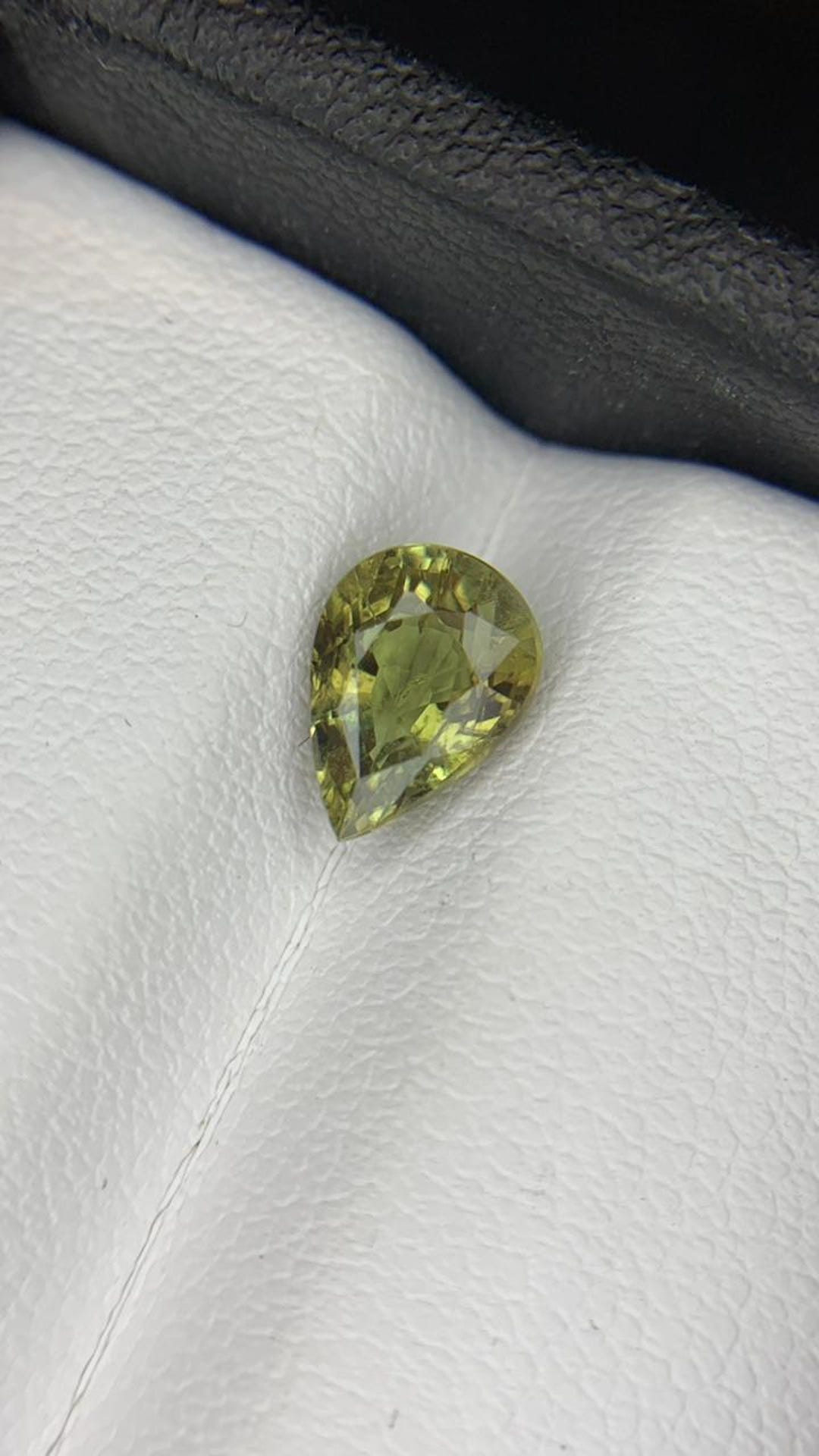 1.39 Carat Chrysoberyl Pear Shape Greenish Yellow Color - Etsy