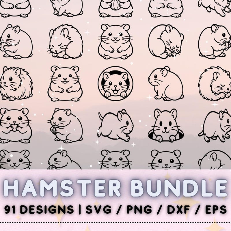 Paper Doll Hamster - Etsy