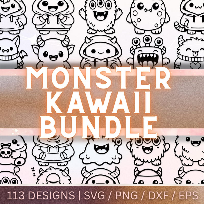 Monster Ghoul Stickers - Etsy