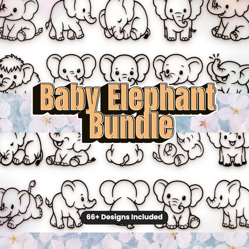 Elephant File for Cricut - Etsy