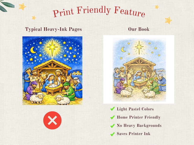 Jesus' Birthday Coloring Book – Nativity Story, Preschool Activities ...