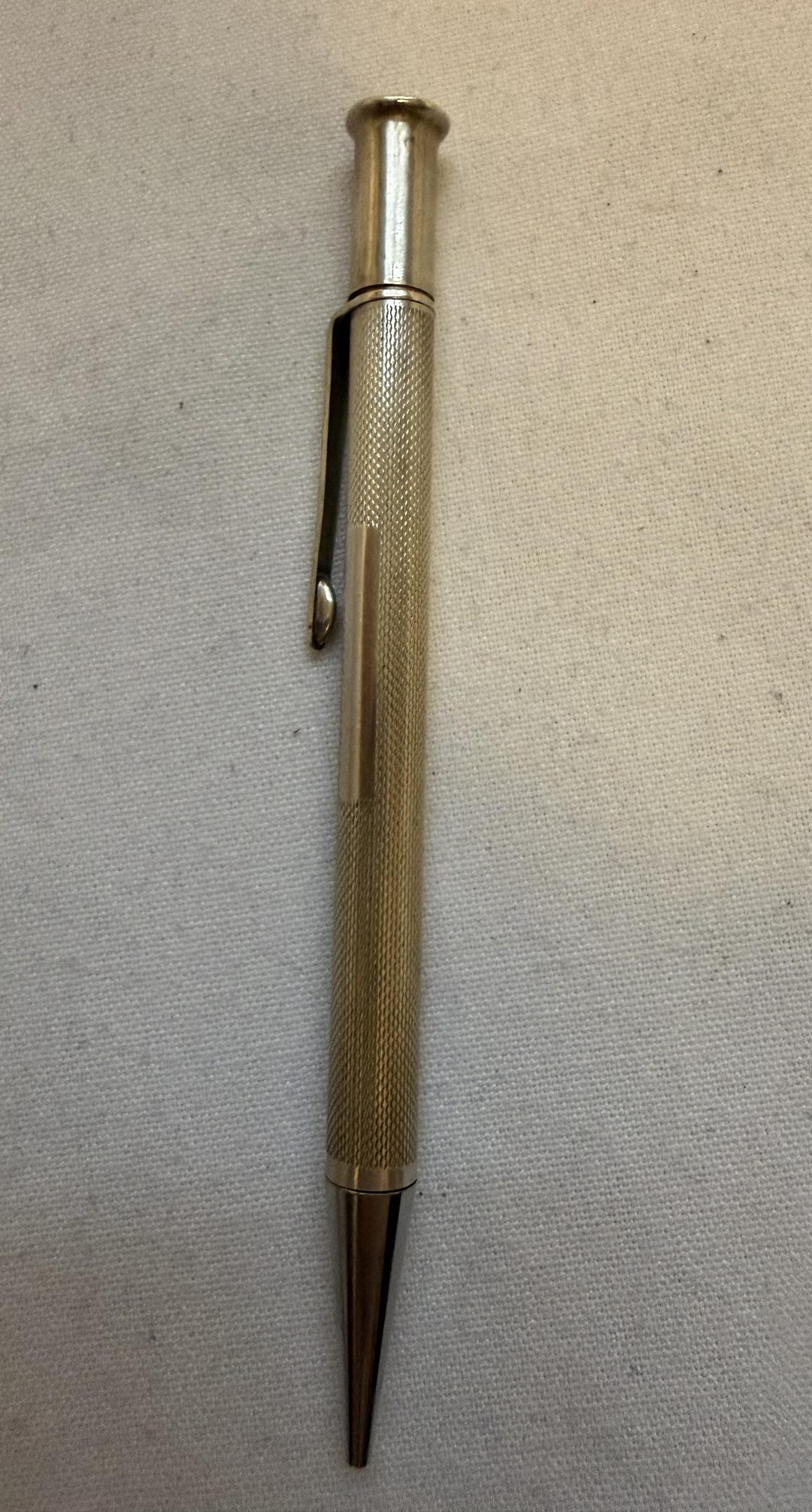 William Manton Ltd, Longerlead Pencil, 1936, Silver, Vintage, Rare - Etsy