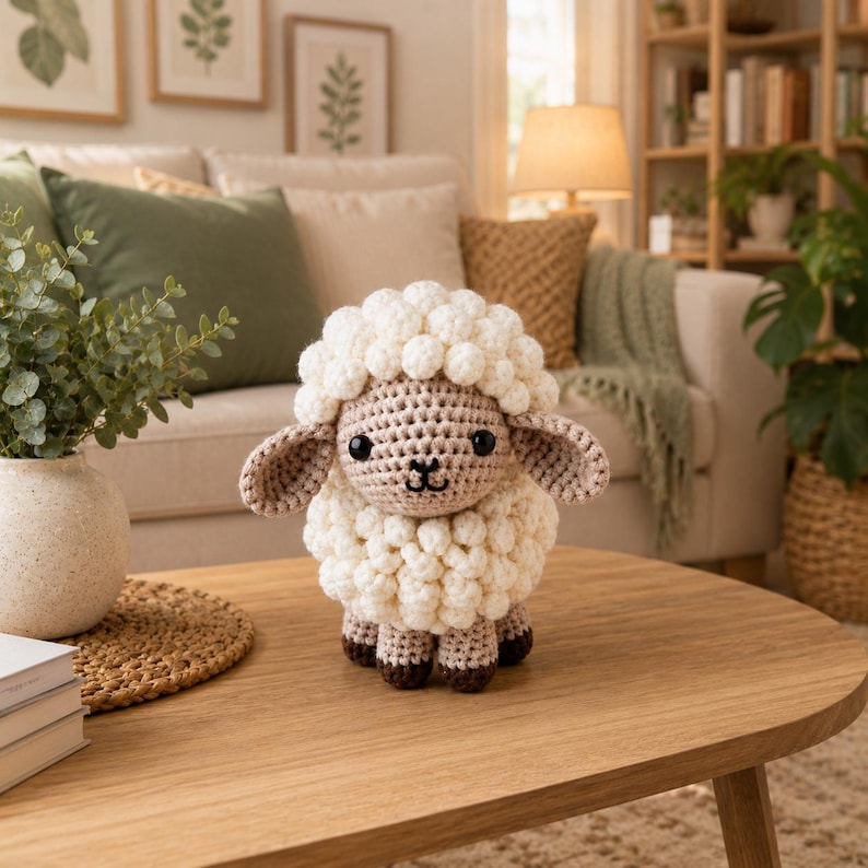 Crochet Amigurumi Sheep PDF Pattern | Cute Sheep Crochet Plush | DIY ...