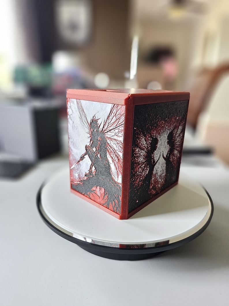 Shadow Faerie MTG Commander Deck Box – Magnetic Lid, Holds 115 Double ...