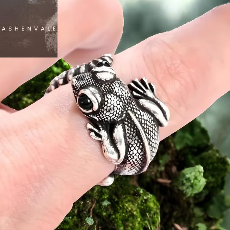 Gecko 925 Ring - Etsy