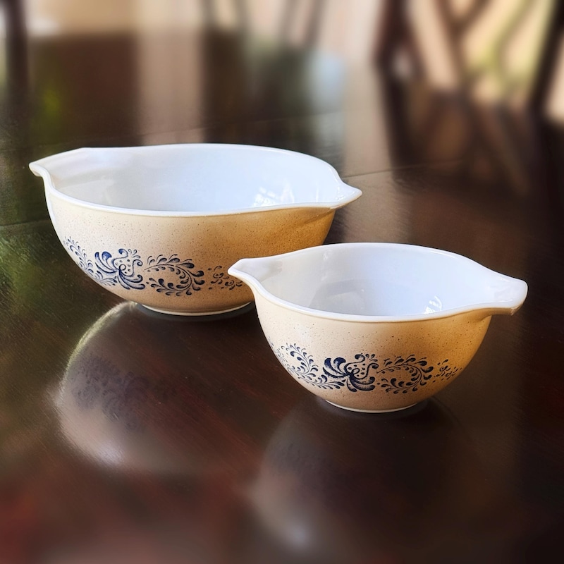 Pyrex 443 Mixing Bowls - Etsy