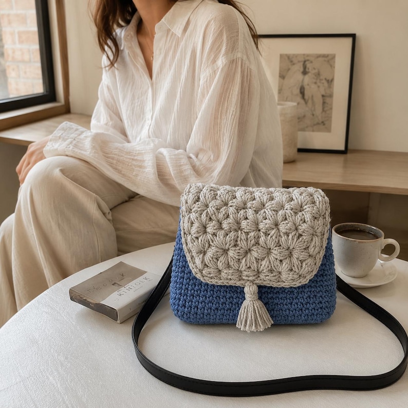 Crochet Purse Pattern, Jasmine Stitch Bag, Crossbody Handbag (PDF ...