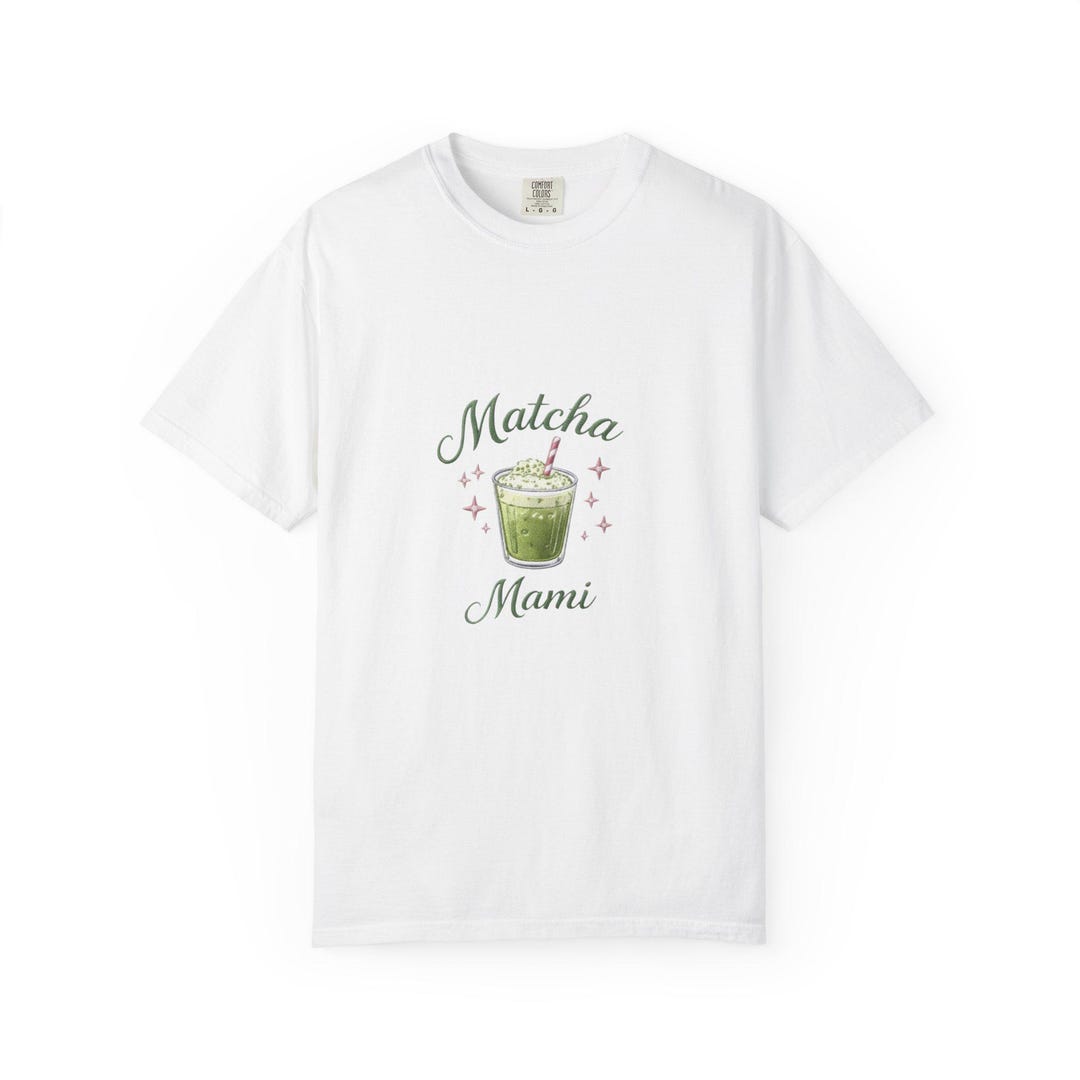 Matcha Mami T-shirt | Cute Matcha Cup Illustration - Etsy