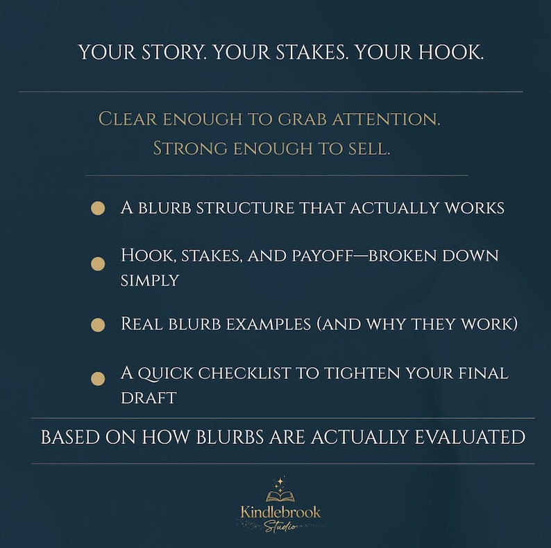 Book Blurb Cheat Sheet | Writing Guide, Marketing Tool (PDF) - Etsy UK