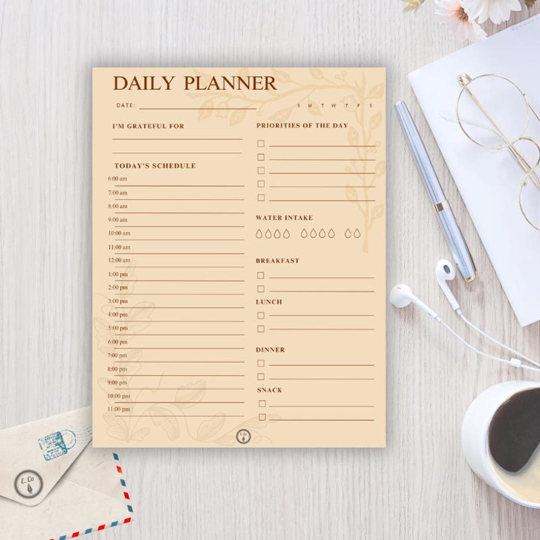 2026 Digital Planner Set | Earth Tone Monthly Calendar, Weekly & Daily ...