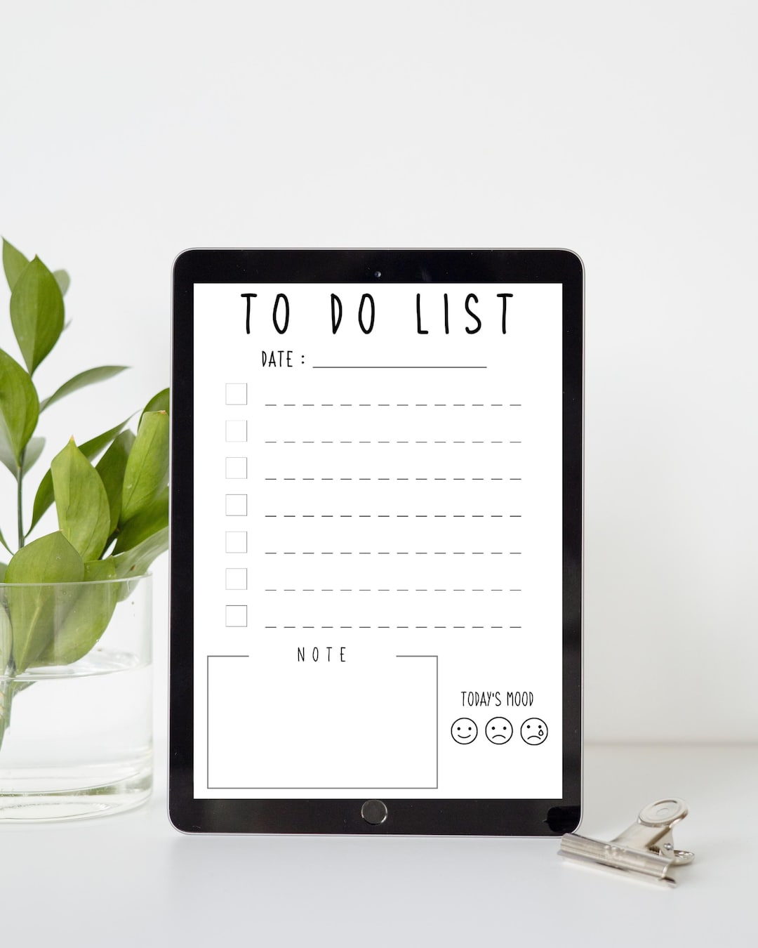 Minimalist to Do List Printable | Daily Task Planner | A4 Productivity ...