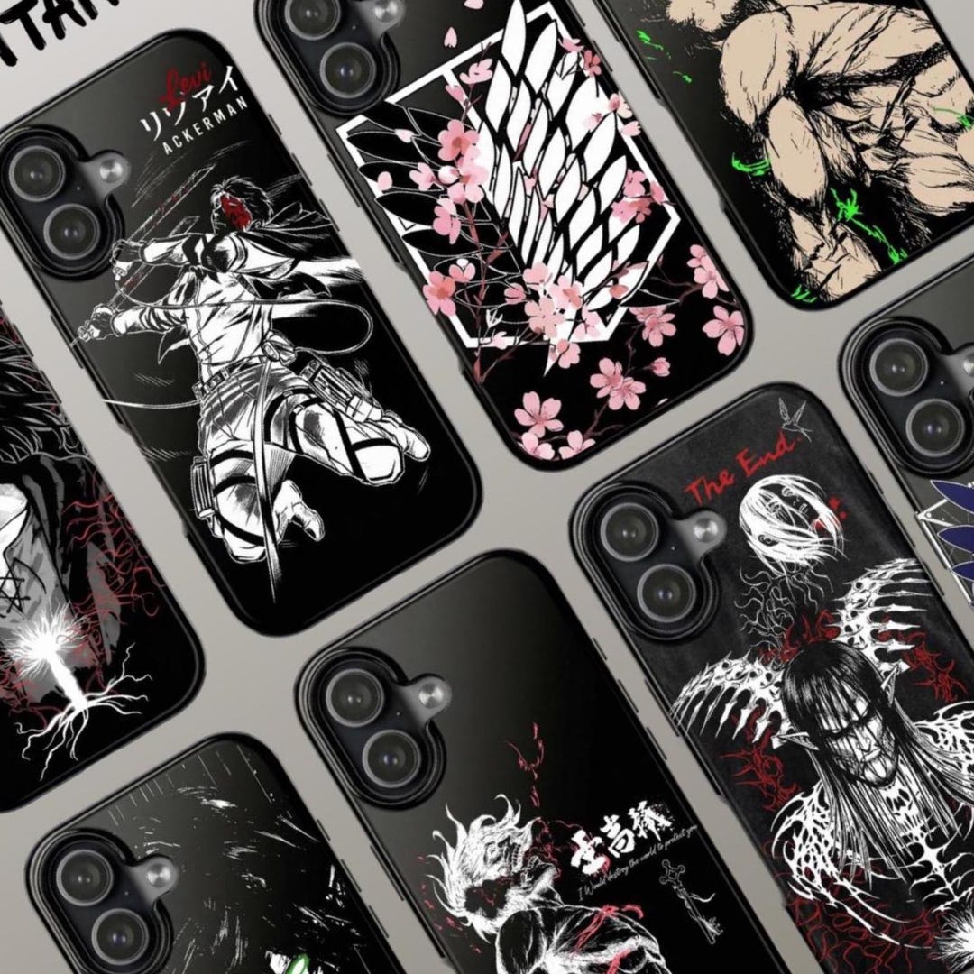 Vintage Attack on Titan Kyojin AOT Anime Manga Tough Phone Case for ...