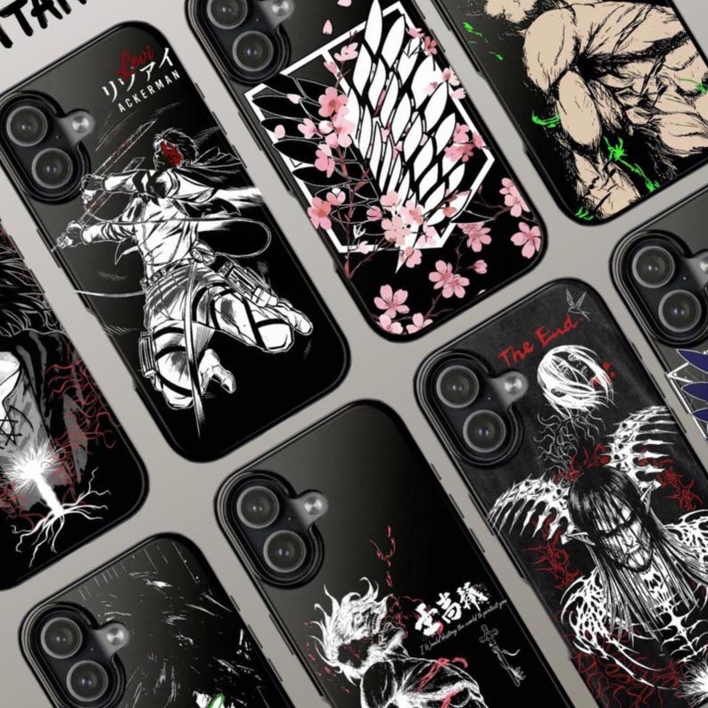 Vintage Attack on Titan Kyojin AOT Anime Manga Tough Phone Case for ...