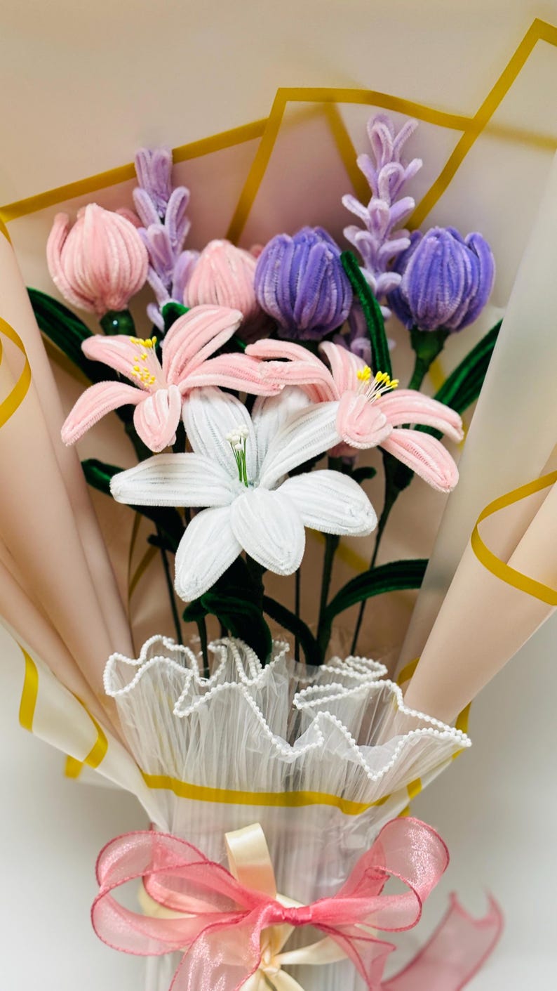Forever Flower Bouquet | Anniversary Gift for Girlfriend | Handmade ...