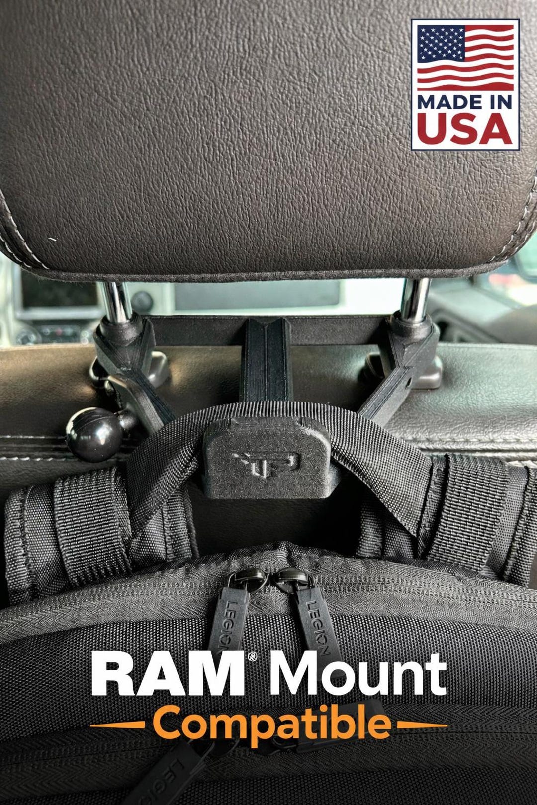 2009-2014 F150 Headrest Hook – Optional RAM Mounts, Modular Tactical ...