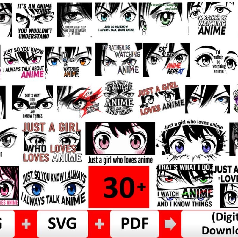 Anime Stickers - Etsy