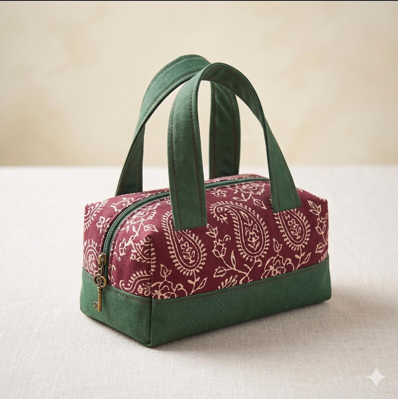 Mini Duffel Bag Sewing Pattern PDF With Video Tutorial - Small Barrel ...