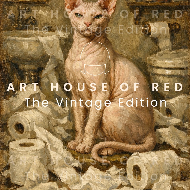 Sphynx Oil Painting - Etsy