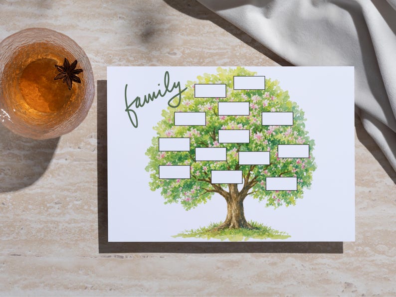 Family Tree Printable Bundle | Family Tree Worksheet for Kids ...