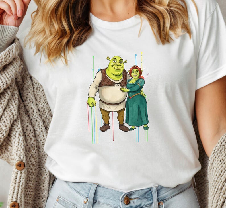 Shrek Watercolor PNG Clipart, Cricut File, Digital Download, T-shirt ...