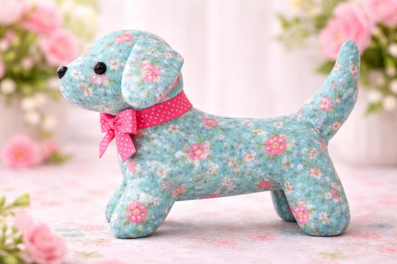 Dog Plush Sewing Pattern PDF, Stuffed Animal Pattern, Plushie Pattern ...