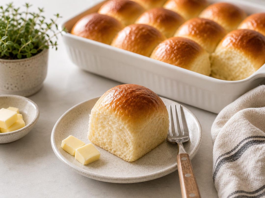 Dinner Rolls Recipe PDF, Easy Soft Homemade Bread Rolls, Fluffy Comfort ...