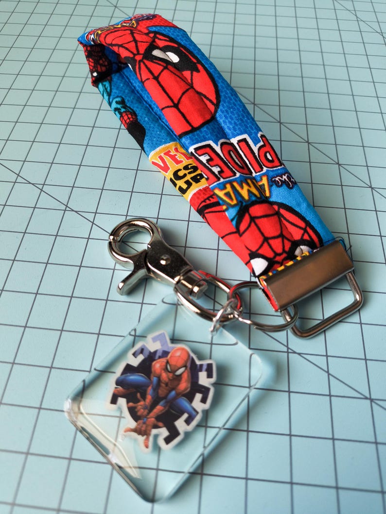 Spiderman Key Fob Wristlet | Spiderman Keychains | Spiderman Key Fobs ...