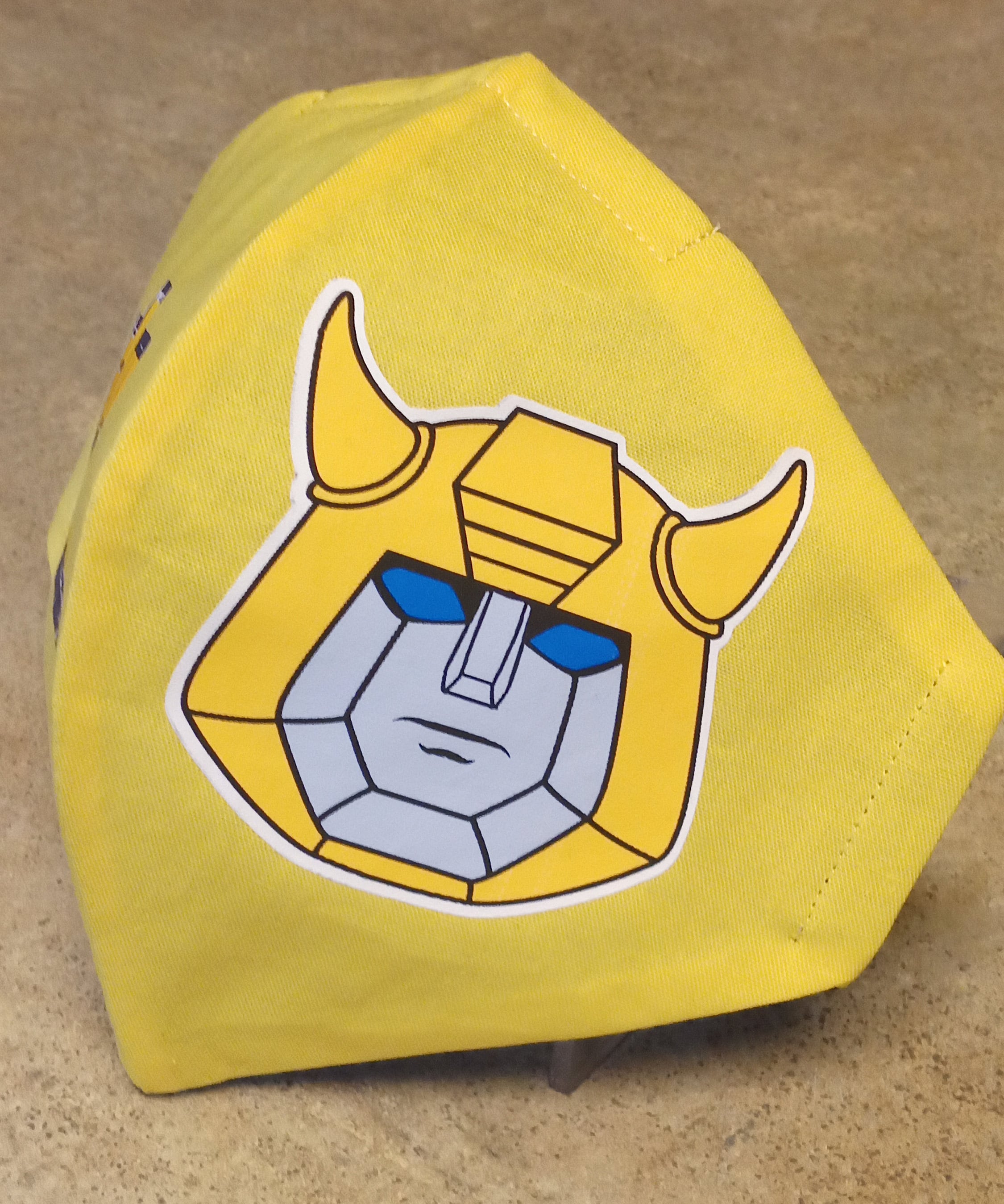 Bumblebee Transformer Face Paint