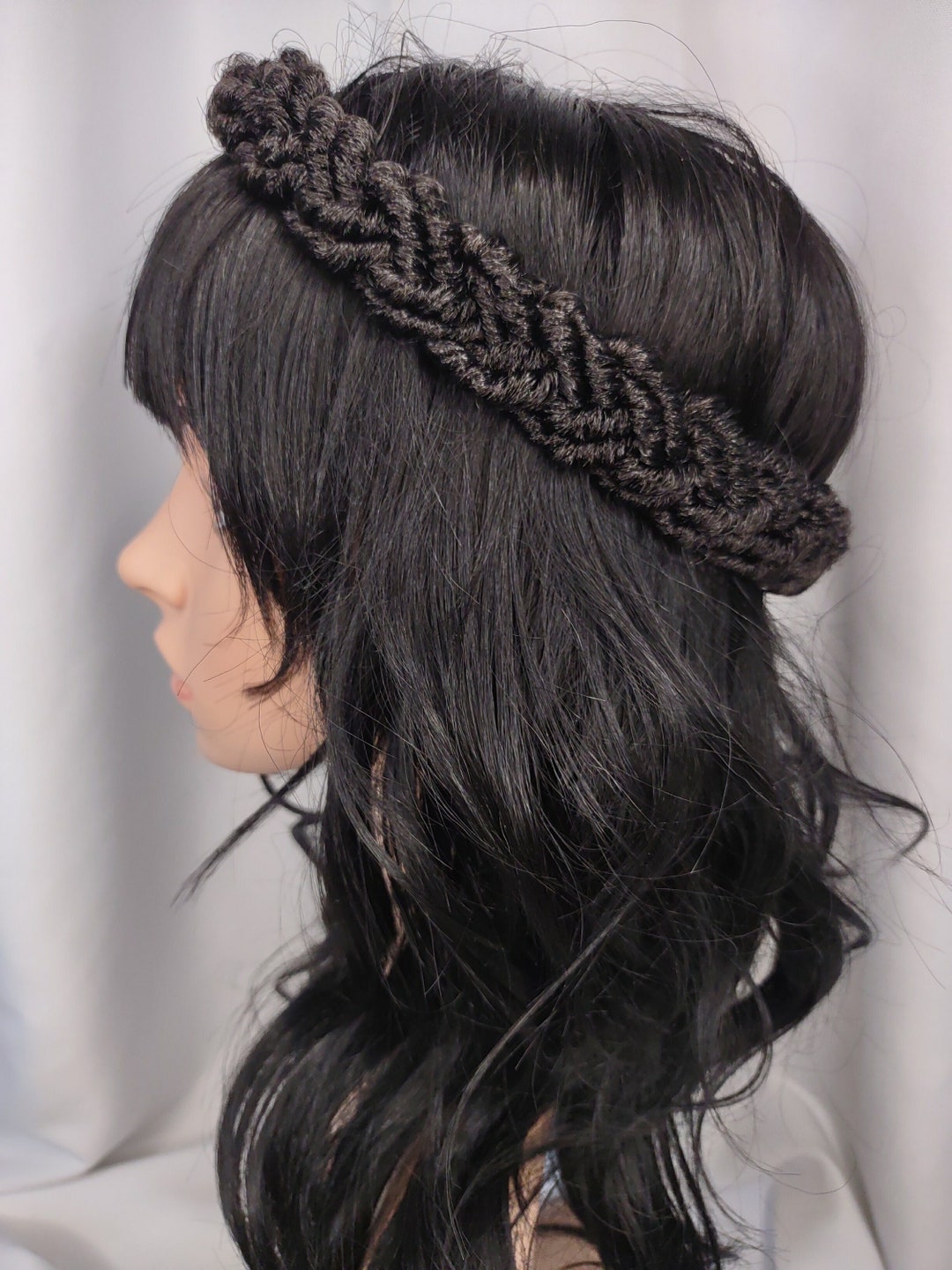 Faux Locs Braided Headband | Faux Locs Extension Headband | Party Braid ...