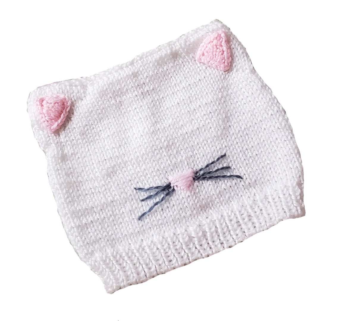 Black Cat Baby Hat Beanie Kitten Baby Hat Black Cat | Etsy