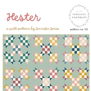 Penelope Handmade HESTER Quilt Pattern (PAPER) - Etsy