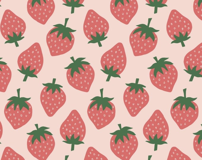 Felicity Fabrics SPRING STRAWBERRIES by Shannon Mcnab Strawberries - Etsy