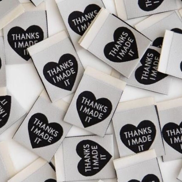 I Made It Sewing Labels - Etsy