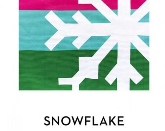 Modern Handcraft Snowflake Quilt Pattern - Etsy