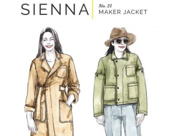 CLOSET CORE PATTERNS Sienna Maker Jacket Pattern (paper) - Etsy