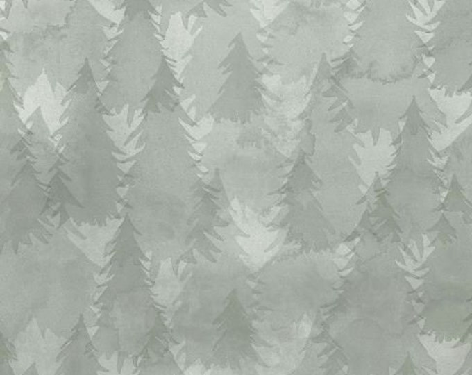 P&B Textiles Ethereal Forest Trees Green - Etsy