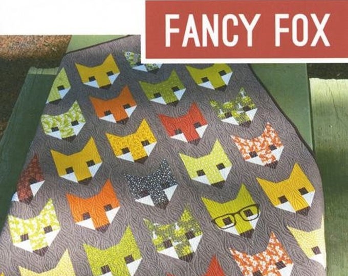 Fancy Fox Quilt Pattern by Elizabeth Hartman - Etsy