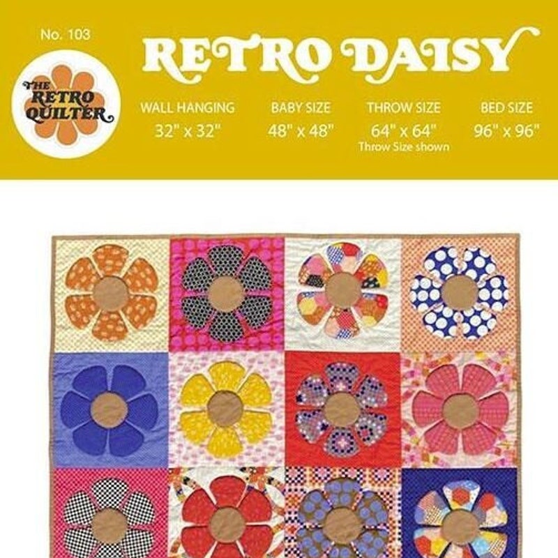 Retro Quilt - Etsy