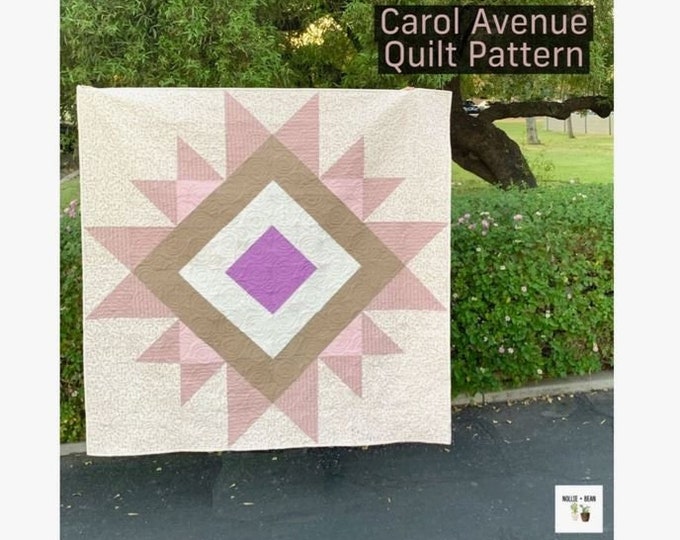 Nollie Bean - Carol Avenue Quilt Pattern - Etsy