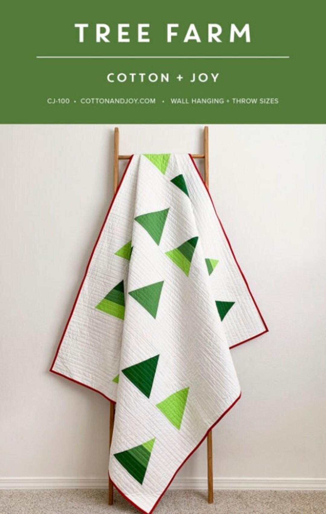 Cotton + Joy TREE FARM Quilt Pattern (PAPER) - Etsy
