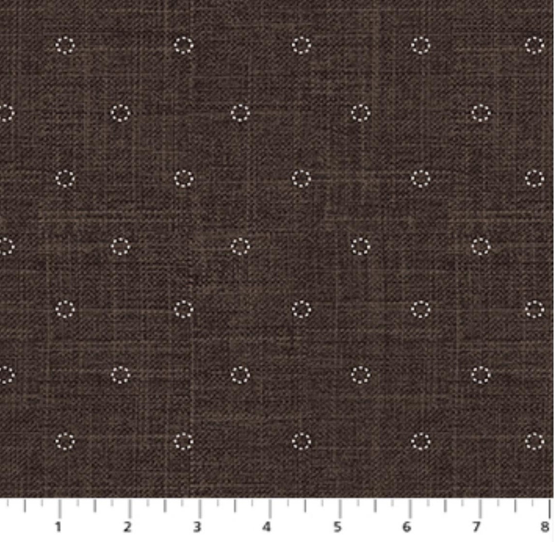 Figo Fabrics Basics STASH Stitches Brown - Etsy