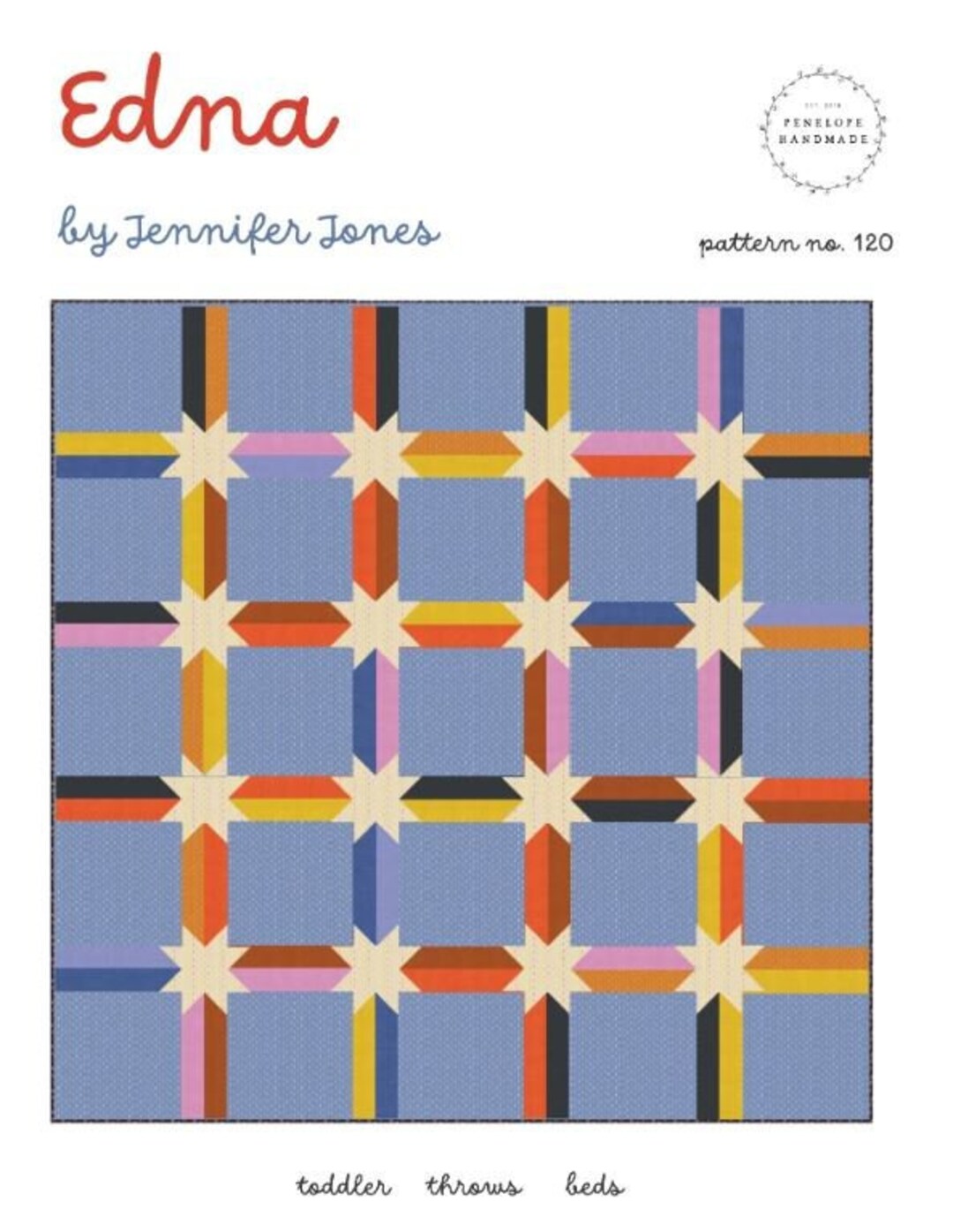 Penelope Handmade EDNA Quilt Pattern PAPER - Etsy