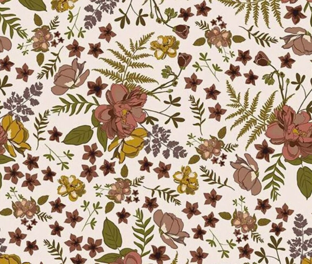 Riley Blake SONNET DUSK Roses Blush - Etsy