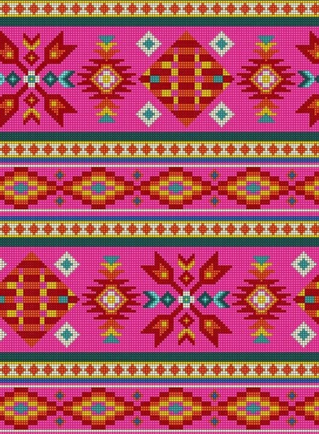 Elizabeth's Studio Tucson Stripe Pink - Etsy