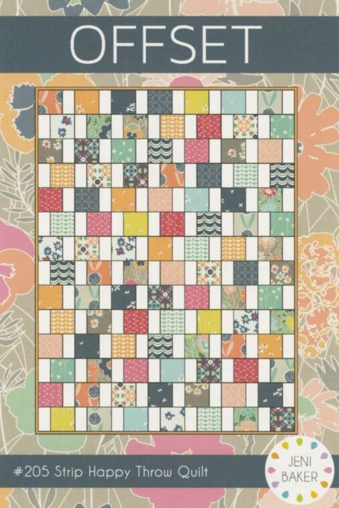 Jeni Baker Offset Quilt Pattern Sewing Card - Etsy