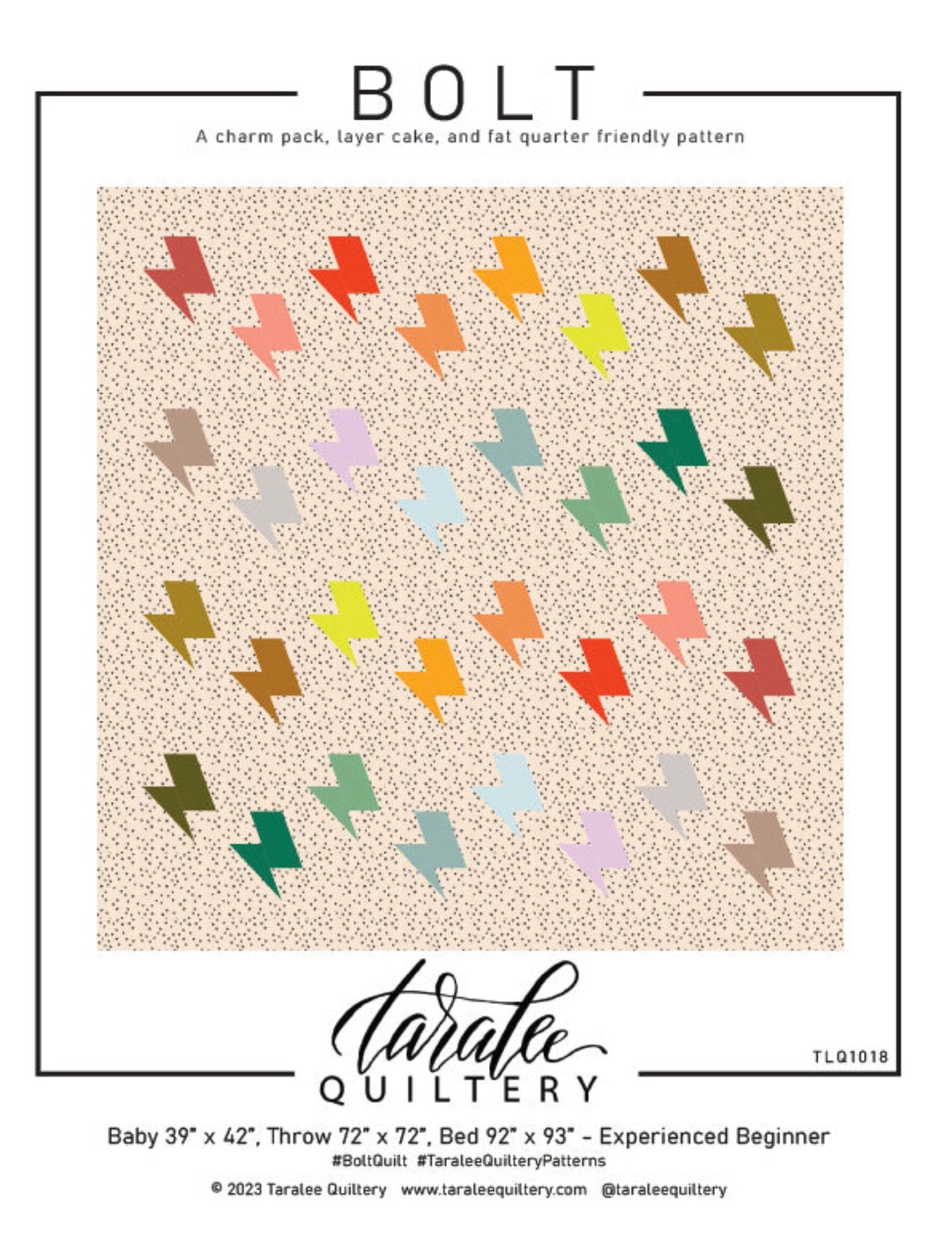 Taralee Quiltery BOLT Quilt Pattern (PAPER) - Etsy