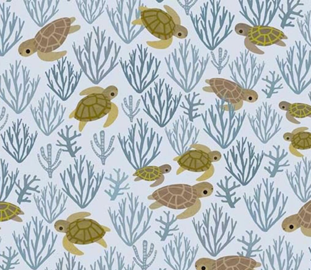 Dear Stella BEYOND THE SEA Turtley Cool - Etsy
